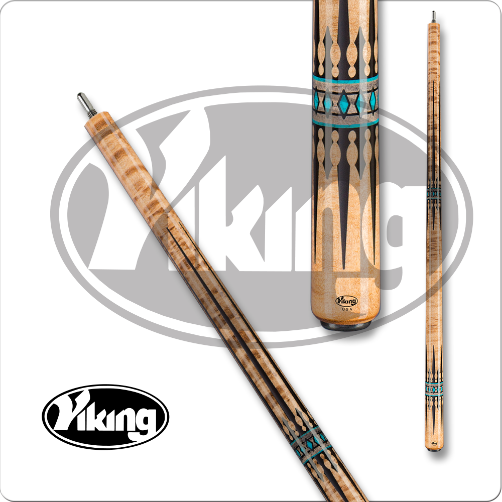 Viking VIK901 Pool Cue with ViKORE Shaft & Turquoise Inlays – OTH Billiards